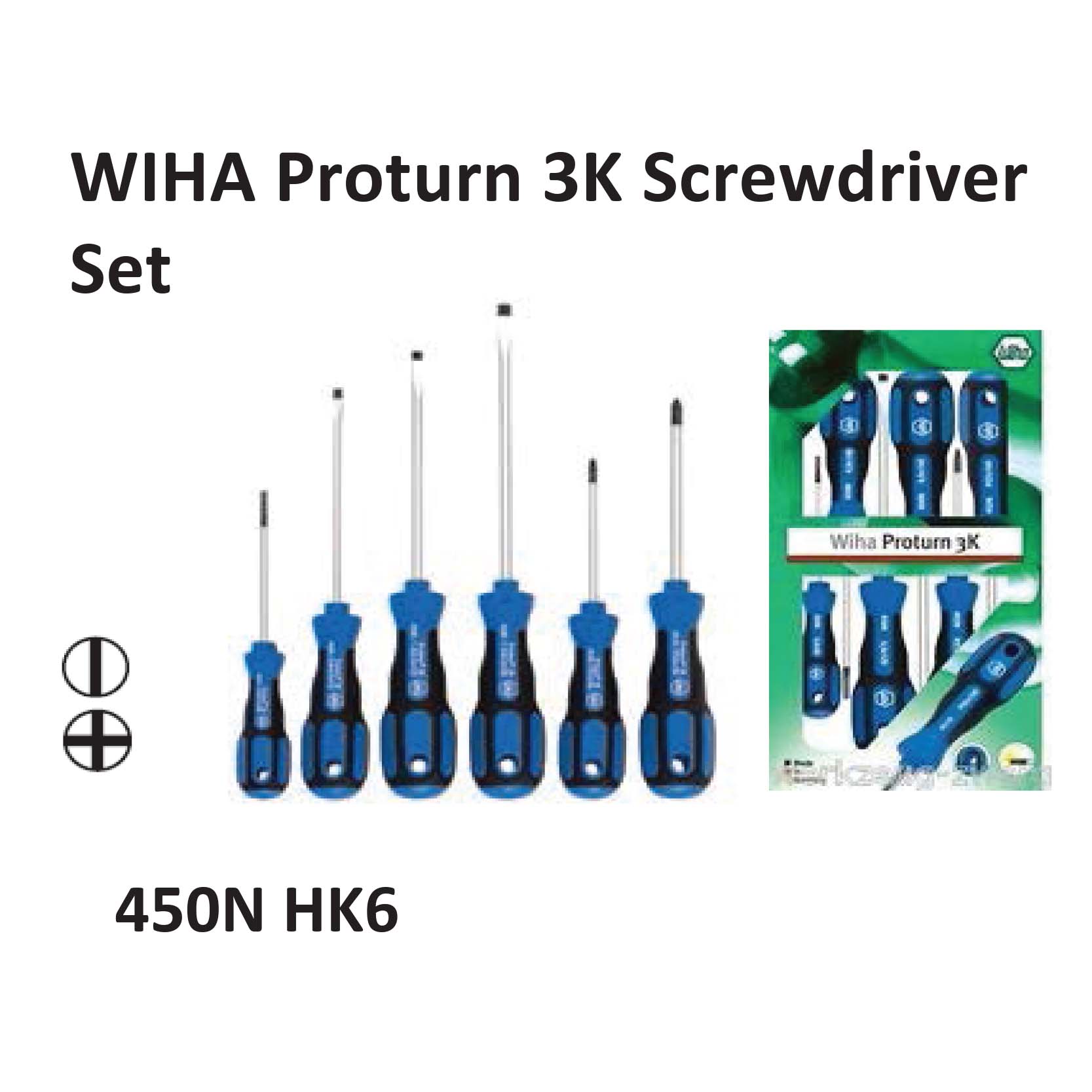 WIHA Proturn 3K Screwdriver - 450N HK6 | Hand Tools | Buana Mas Prestasi