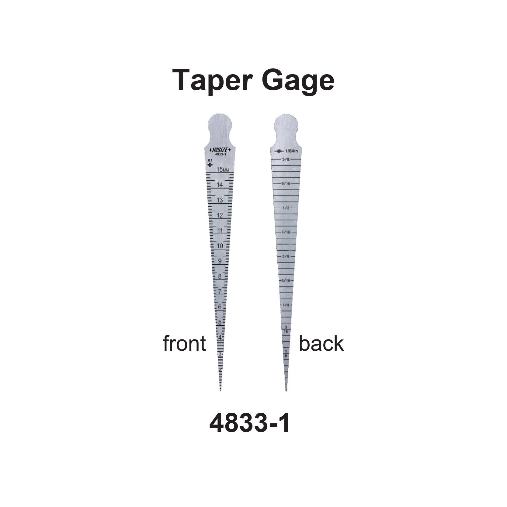 Taper Gage - (4833-1) | Measuring Tools and Instruments | Buana Mas ...