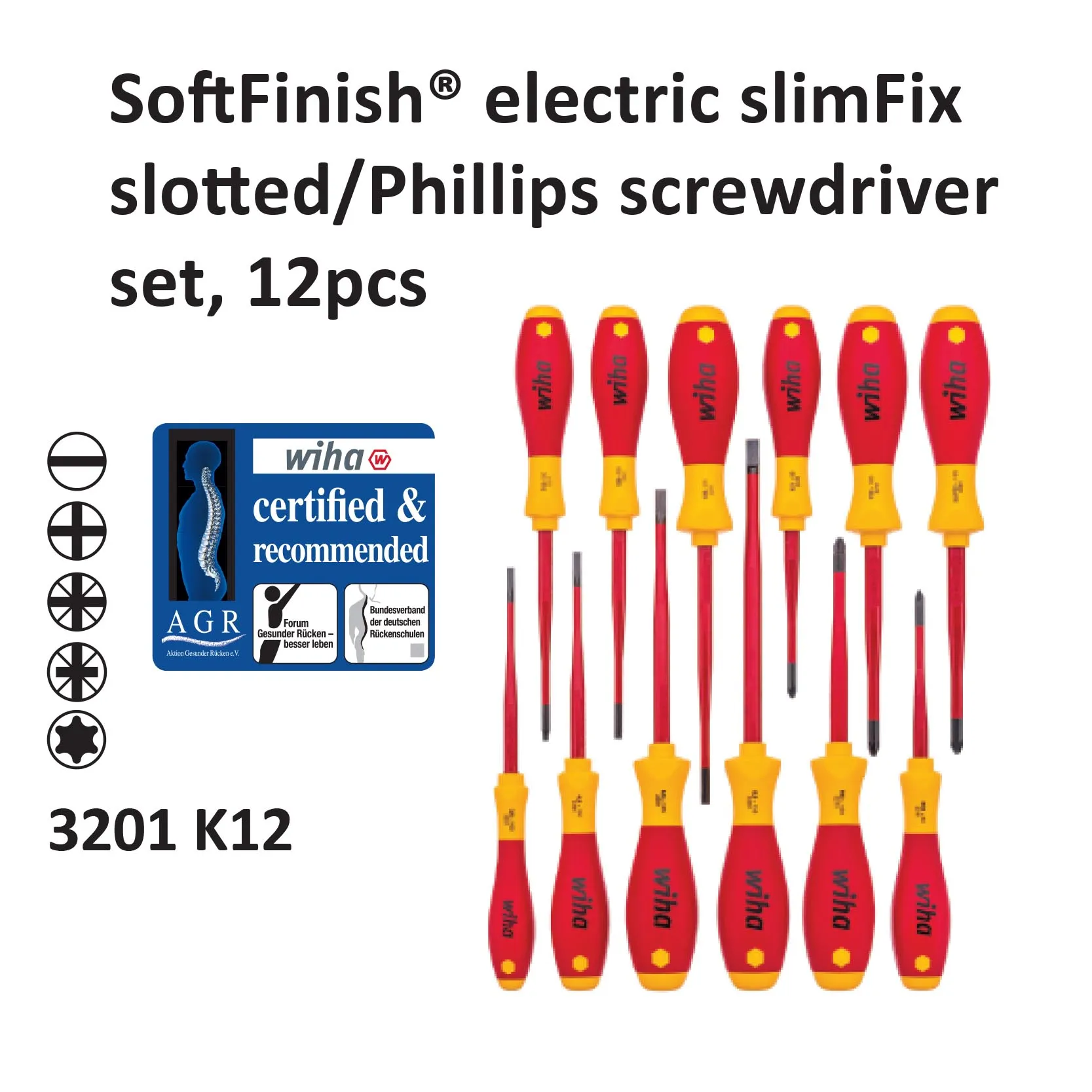 WIHA SoftFinish® electric set - 3201 K12 | Hand Tools | Buana Mas Prestasi